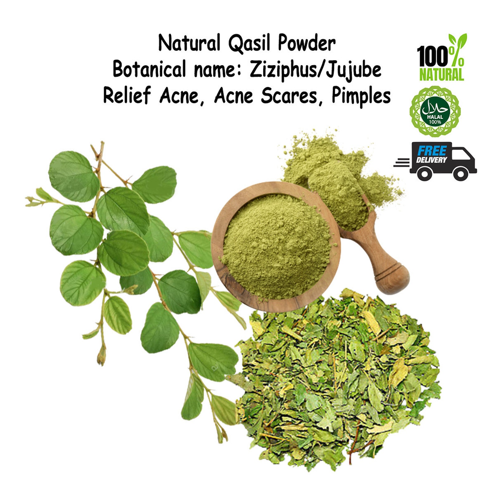 WHOLESALE Natural Qasil Leaf Powder Ziziphus Lote Cedar | Etsy