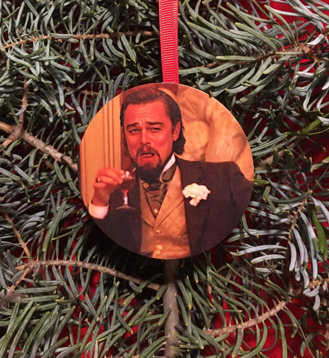 Leonardo Dicaprio Laughing Christmas Tree Ornament Holiday Gift ...
