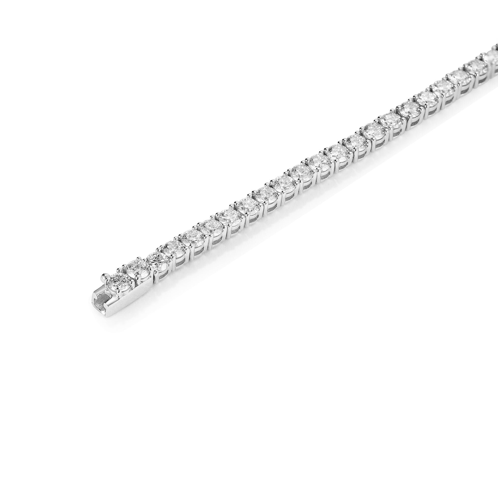 10 Pointer Diamond Tennis Bracelet | 4 Prong Diamond Tennis Bracelet ...