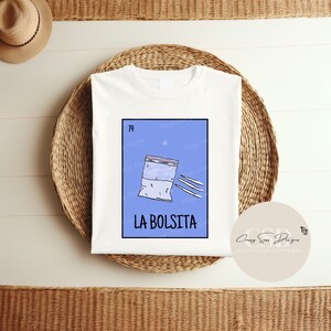 EL PERICO, La Bolsita Loteria Card Tshirt, Party Tshirts, Funny Mexican ...