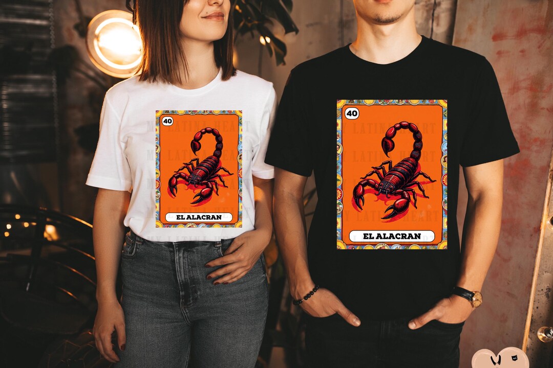 EL Alacran Loteria Graphic T, Pefect for Loteria Game Night Inspired by ...