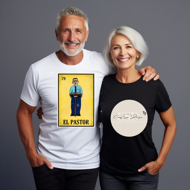 EL Pastor Loteria Funny Graphic Tshirt, Homie Inspired Pastor Graphic ...