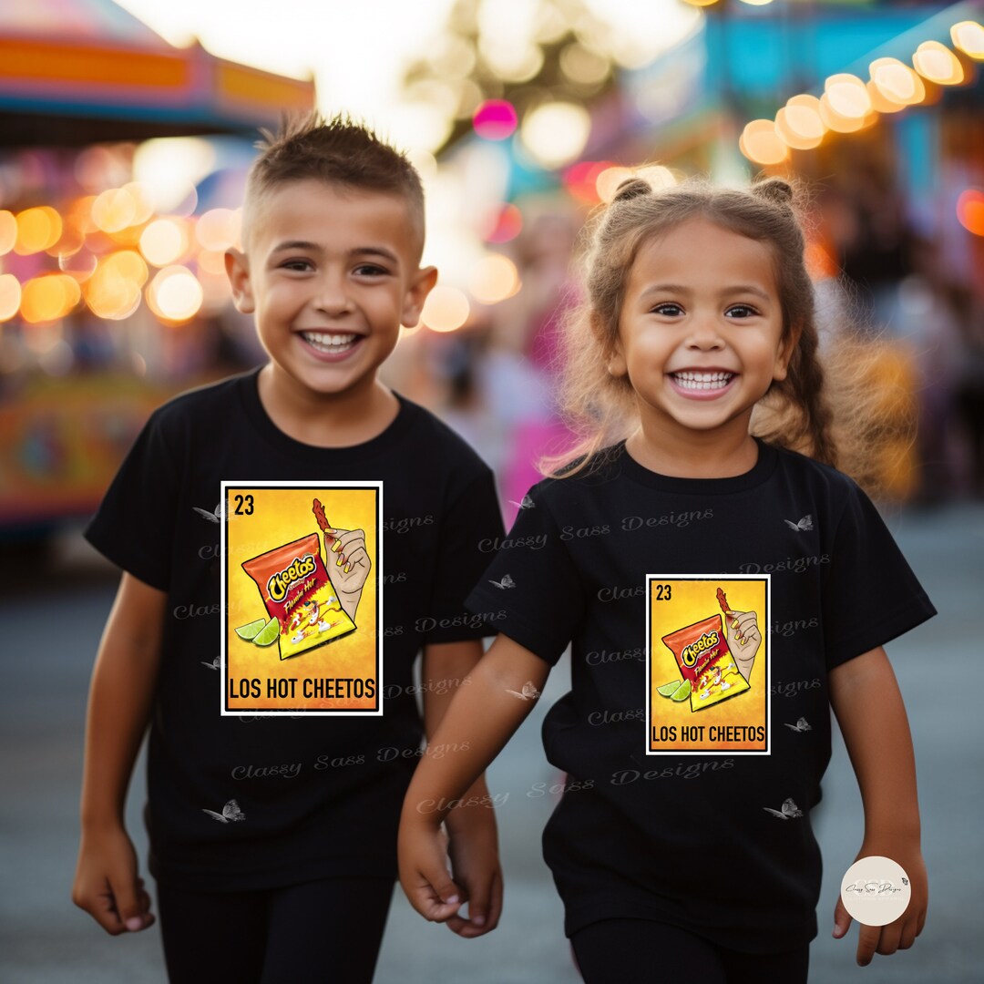 Loteria Hot Cheetos Kids Tshirt - Etsy