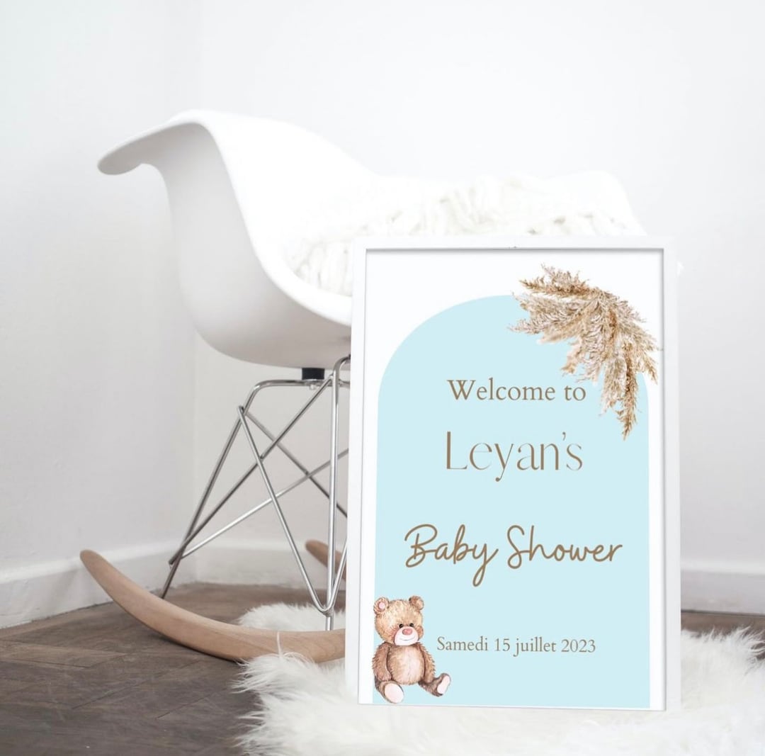 Welcome Baby Boy Poster - Etsy