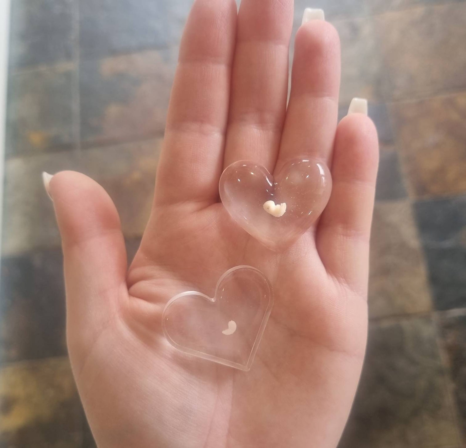 Twins Baby Loss Baby Resin Heart Memorial Keepsake 7 8 | Etsy