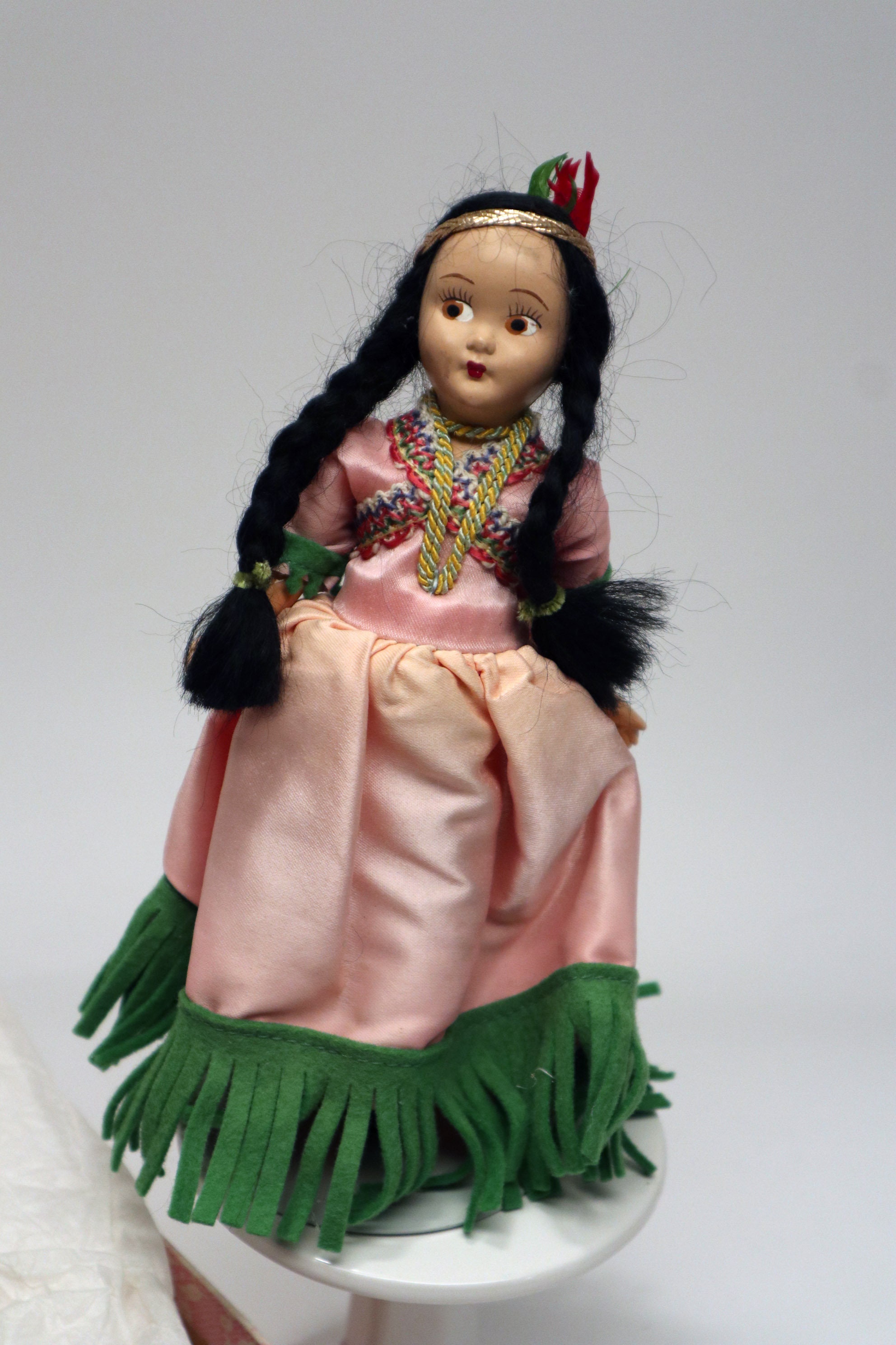 Vintage 1940's Virga Princess Chi Chi Doll - 7.25 Inches Tall - Good ...