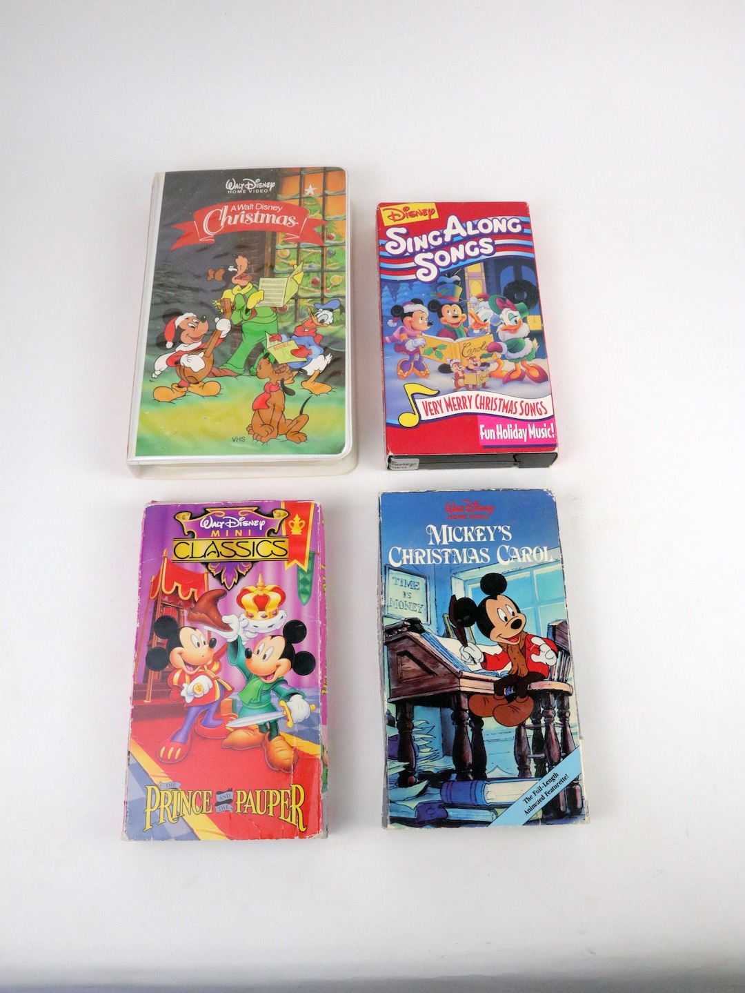 Vtg. 1980s & 90s Disney Christmas VHS Tapes (3 Different) And/or the ...