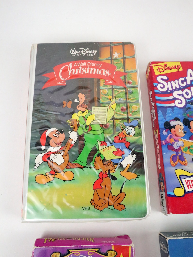 Vtg. 1980s & 90s Disney Christmas VHS Tapes (3 Different) And/or the ...