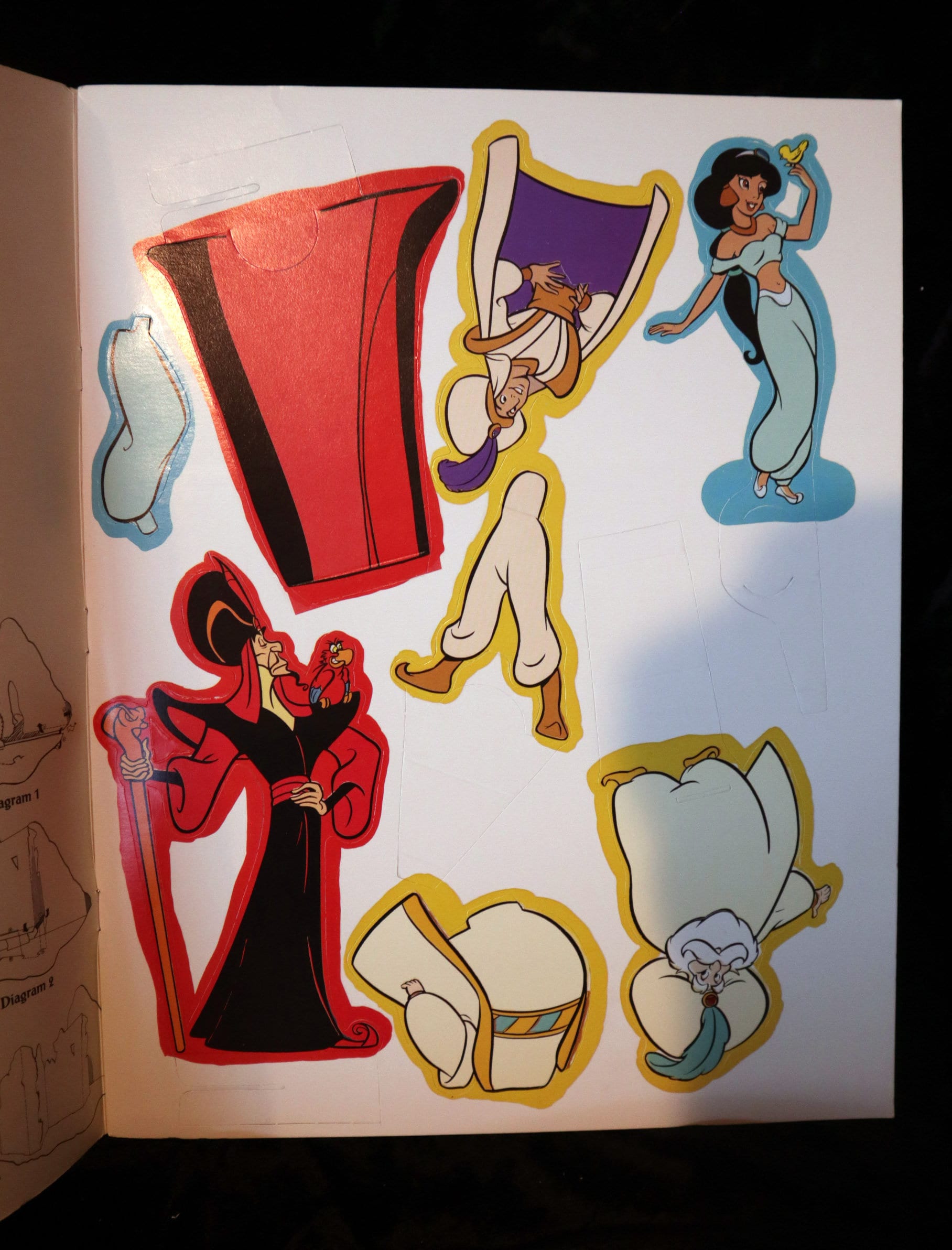 Vintage Disney's Aladdin Play Set by Troubador Press - New and Mint ...