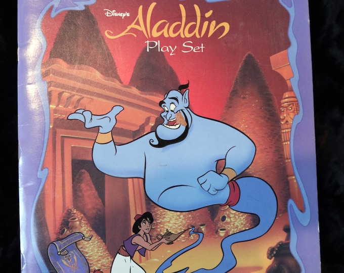 Vintage Disney's Aladdin Play Set by Troubador Press - New and Mint ...