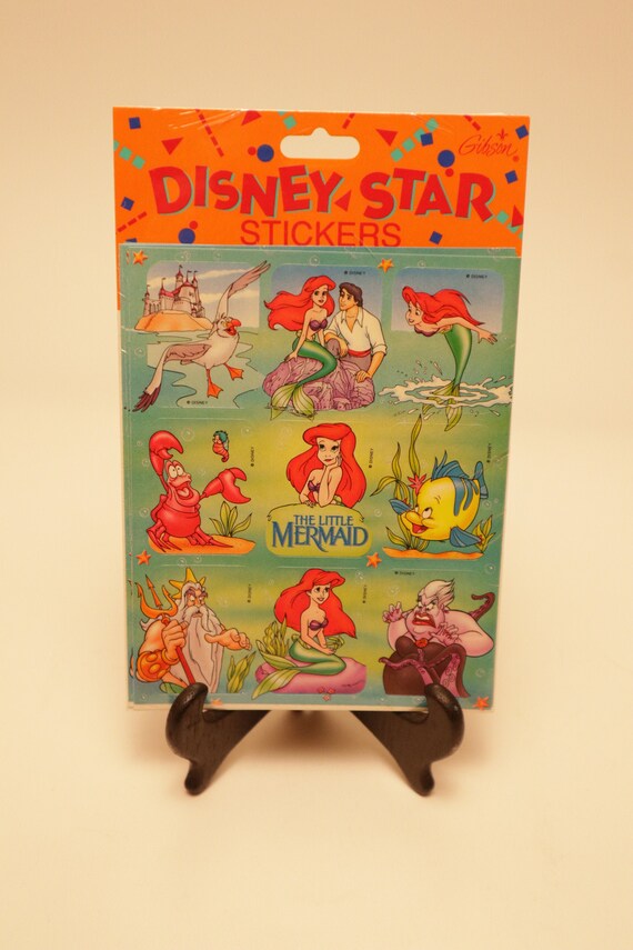 Vintage 1990s Disney's the Little Mermaid Sticker Set 36 | Etsy