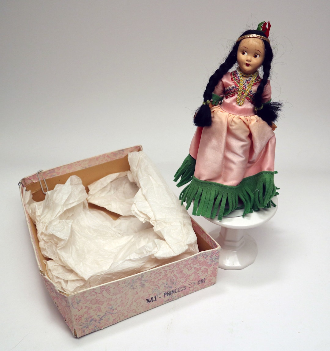 Vintage 1940's Virga Princess Chi Chi Doll - 7.25 Inches Tall - Good ...