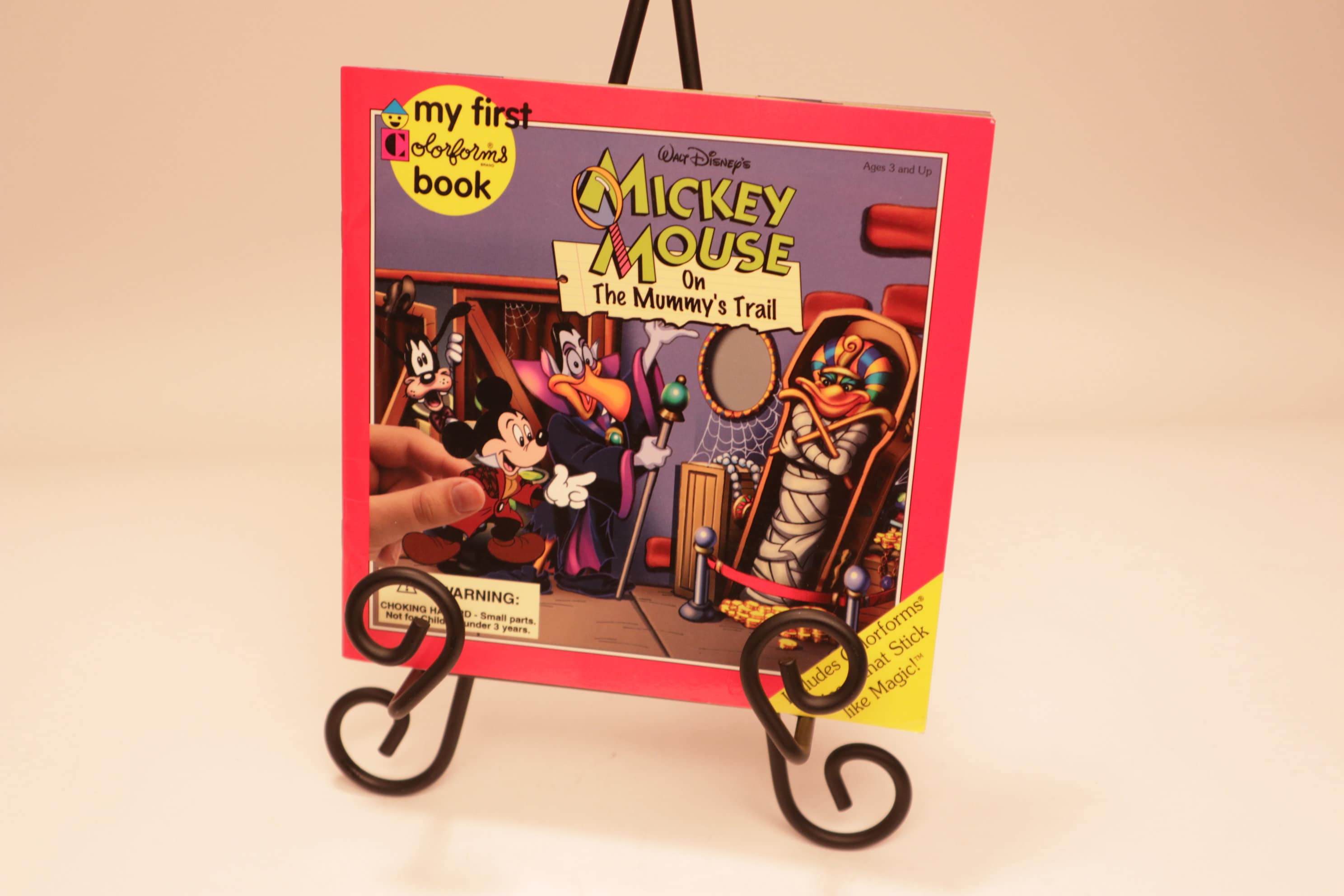Vtg '94 Colorforms Book: Disney's Mickey Mouse on the Mummy's Trail ...