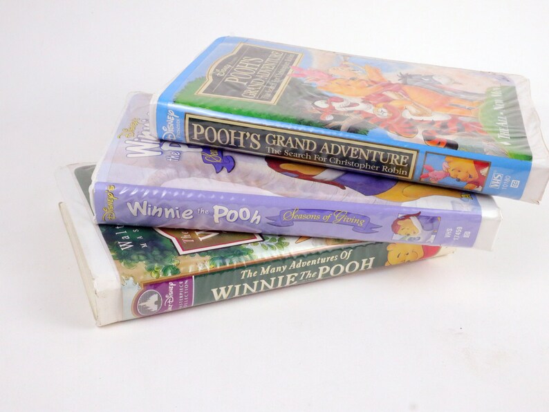 Vtg '90s Walt Disney Winnie the Pooh VHS Clamshell Editions: Seasons of ...