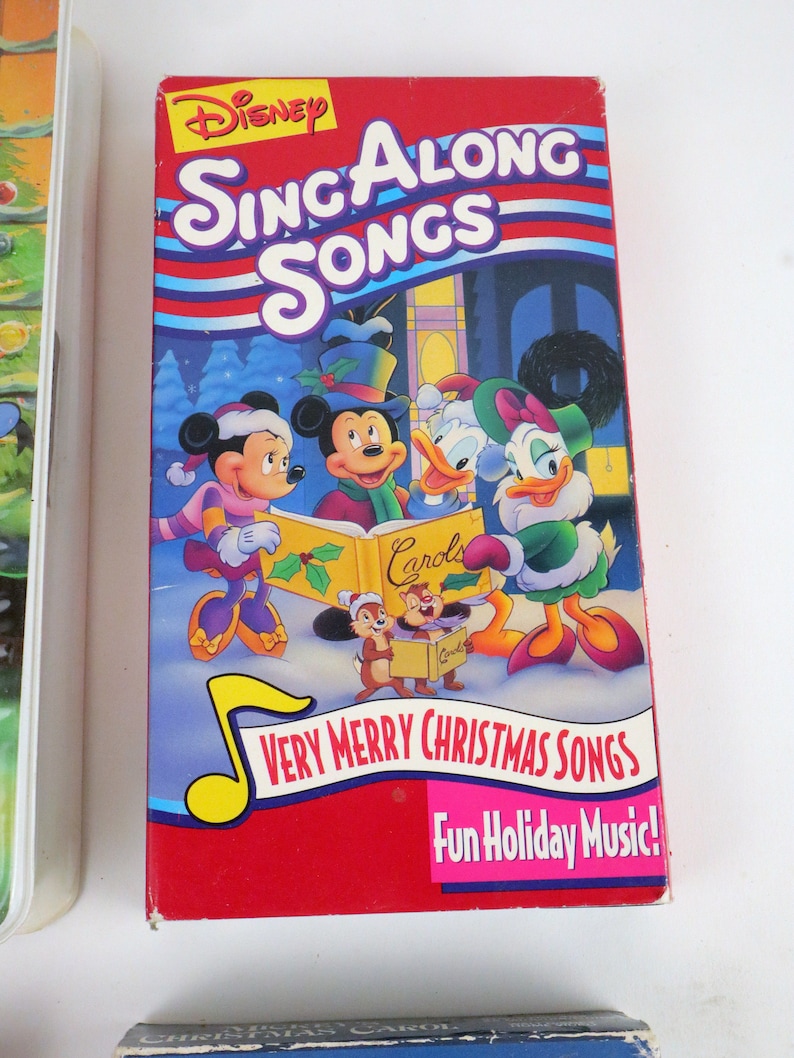 Vtg. 1980s & 90s Disney Christmas VHS Tapes (3 Different) And/or the ...