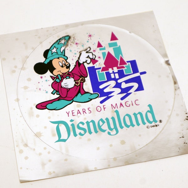 Disneyland Birthday Sticker - Etsy