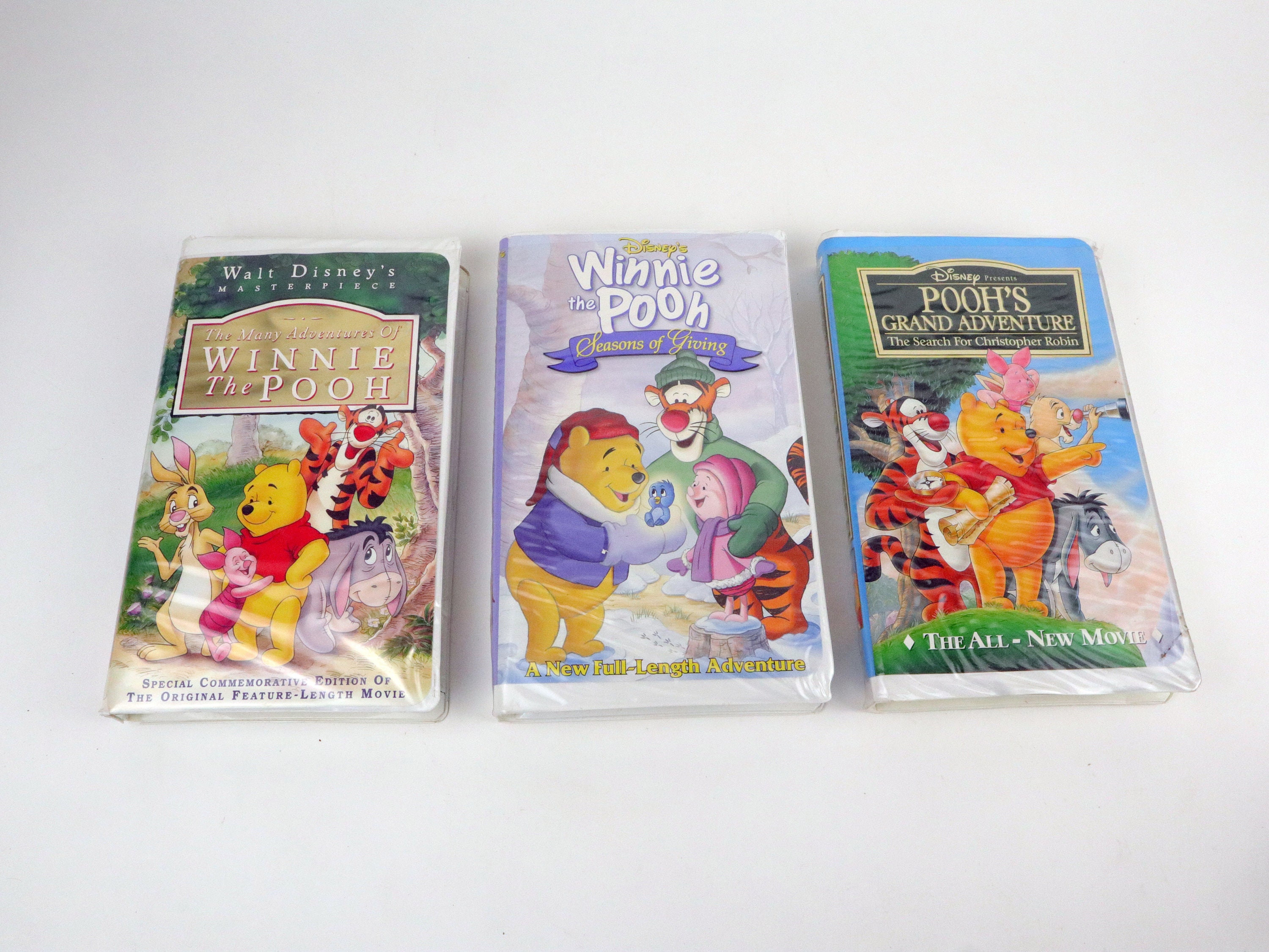 Vtg '90s Walt Disney Winnie the Pooh VHS Clamshell Editions: Seasons of ...