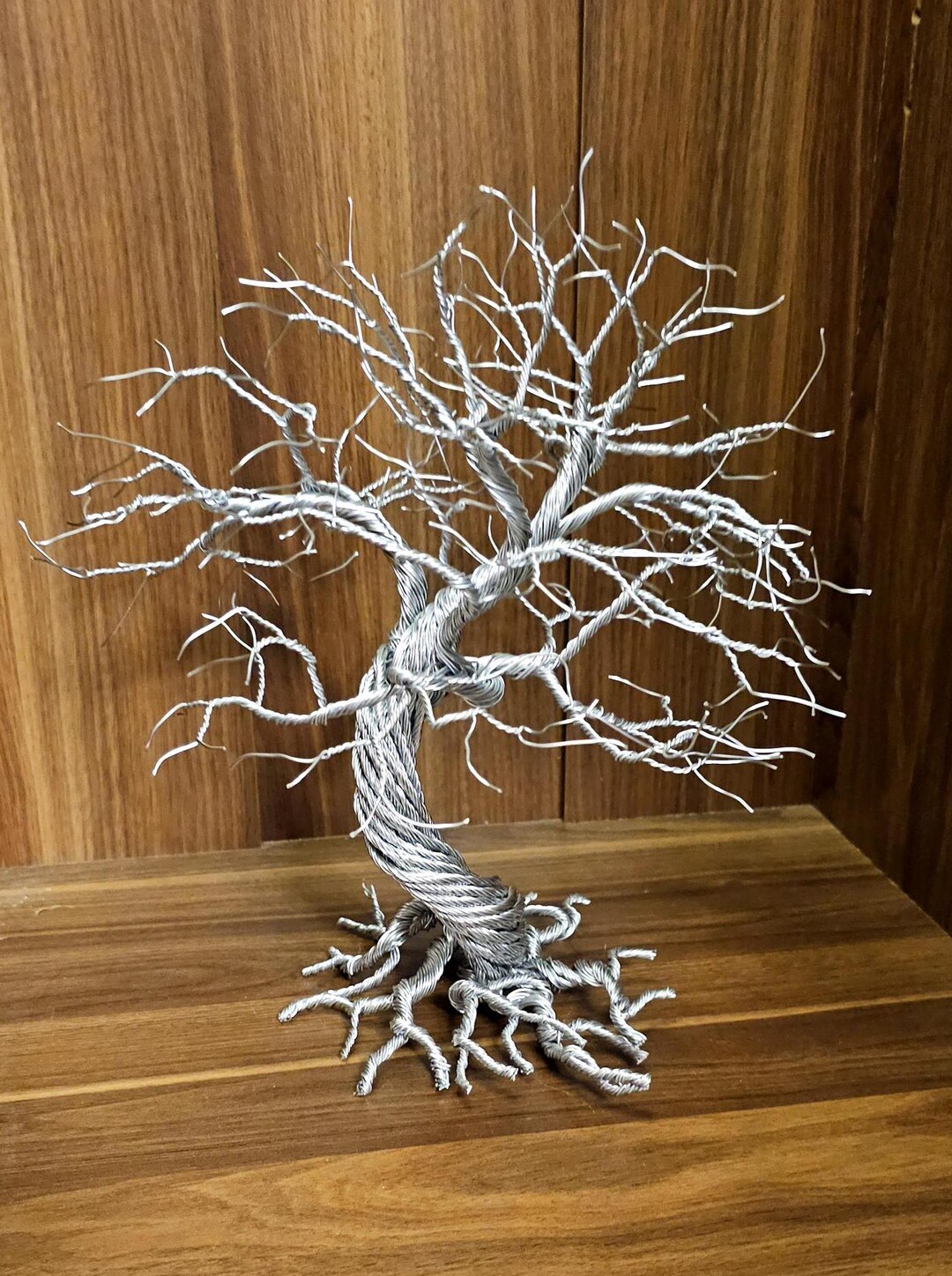 Frost Tree, Silver Wire Tree, Wire Sculpture, Wire Art, Unique Gift ...