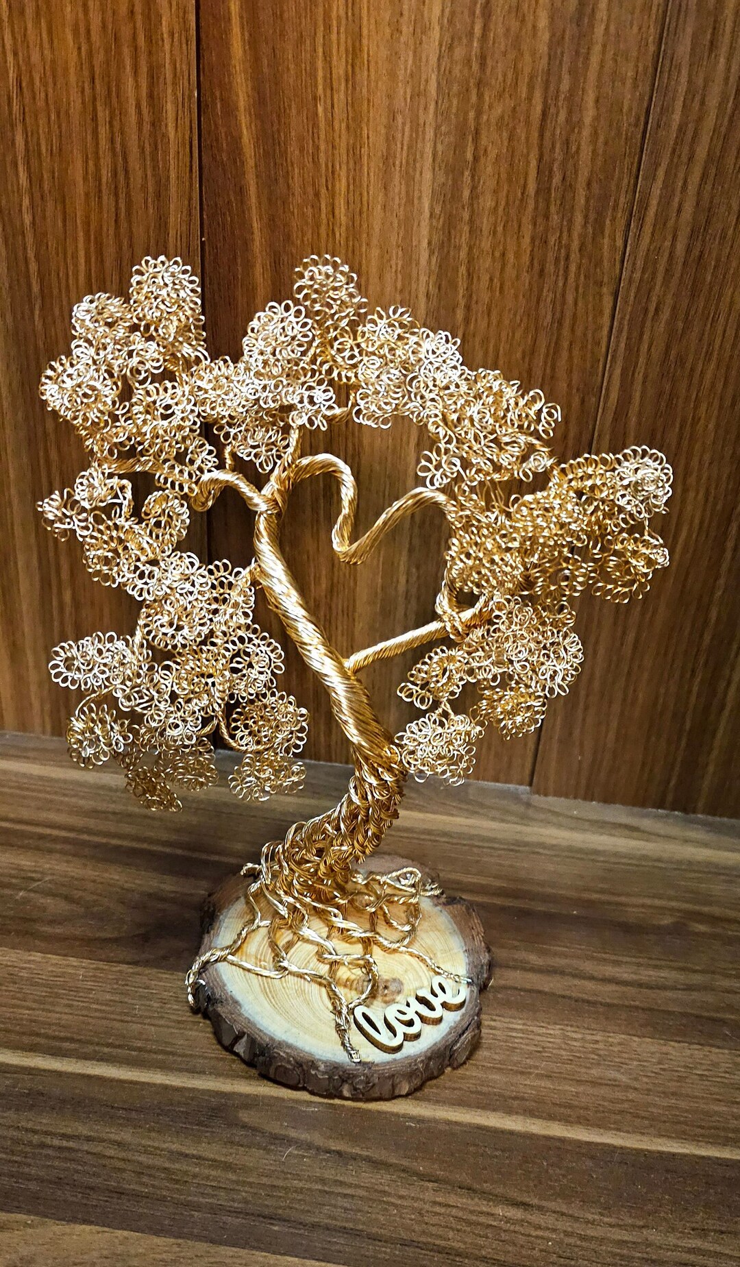 Love Wire Tree, Wire Sculpture, Wire Art, Unique Gift, Home Décor ...