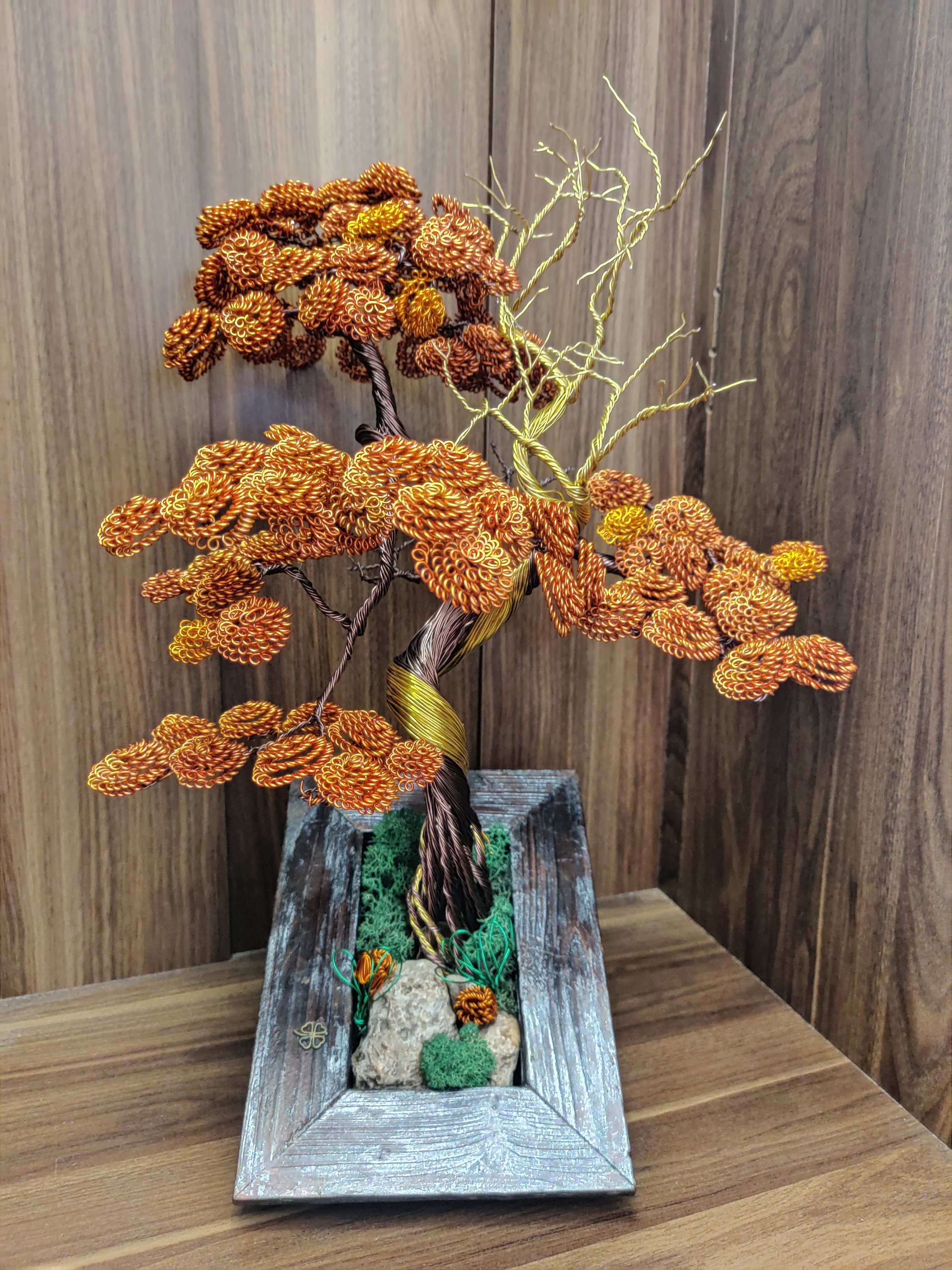 Autumn Wire Tree Sculpture, Wire Art, Unique Gift, Home Décor - Etsy