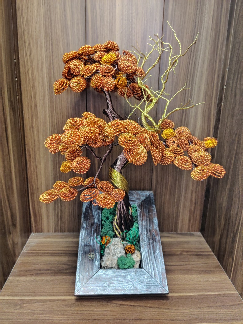 Autumn Wire Tree Sculpture, Wire Art, Unique Gift, Home Décor - Etsy