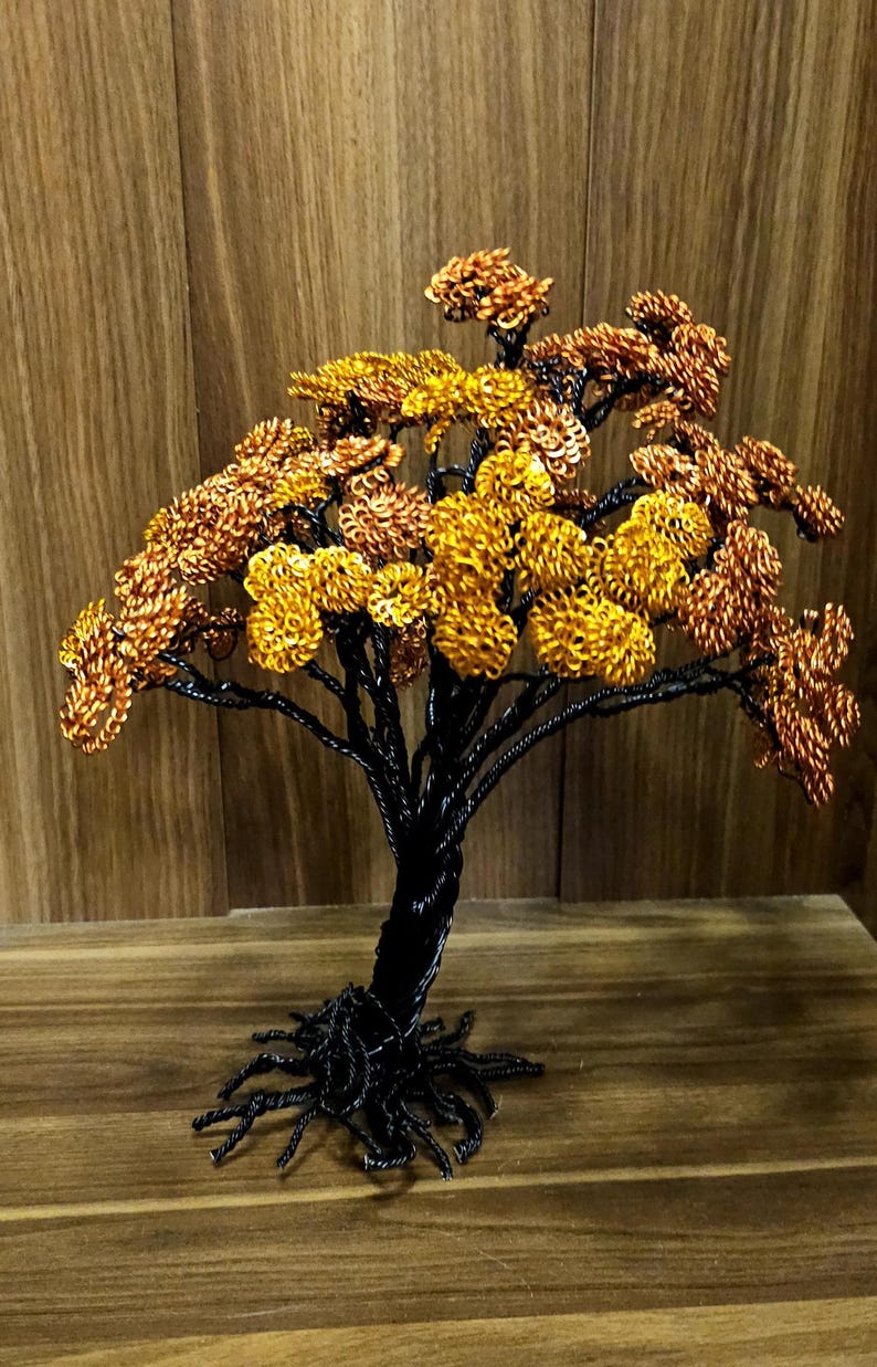 Orange Tree Sculpture, Wire Sculpture, Wire Art, Unique Gift - Etsy