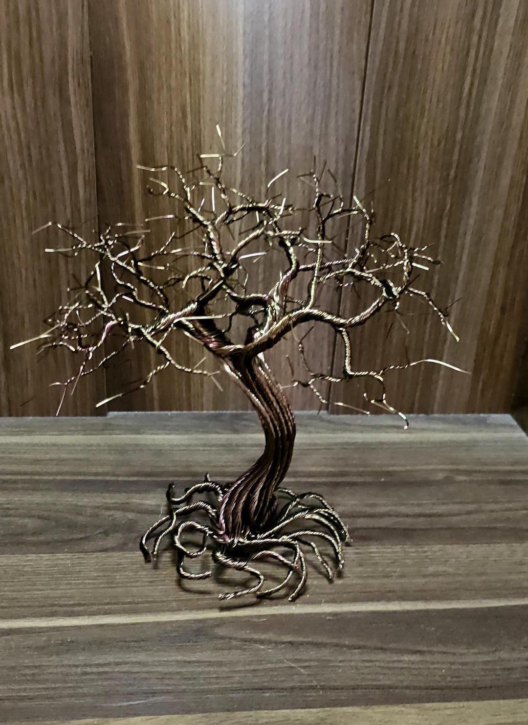 Copper Wire Tree Sculpture, Hone Decor, Unique Gift, Anniversary Gift ...