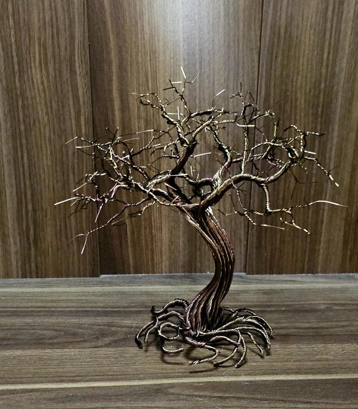 Copper Wire Tree Sculpture, Hone Decor, Unique Gift, Anniversary Gift ...