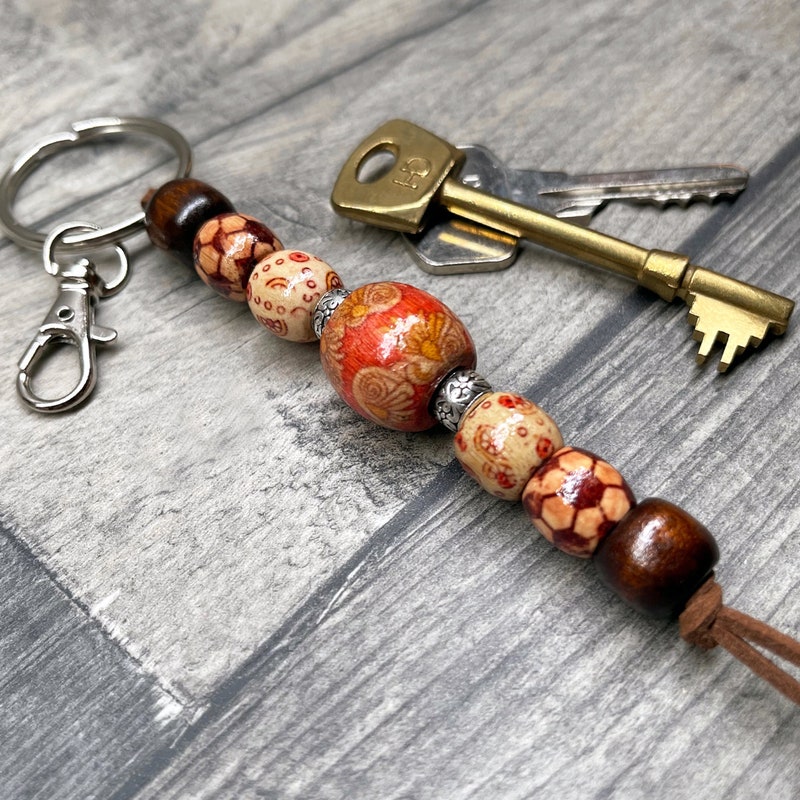 Beaded Keychains - Etsy