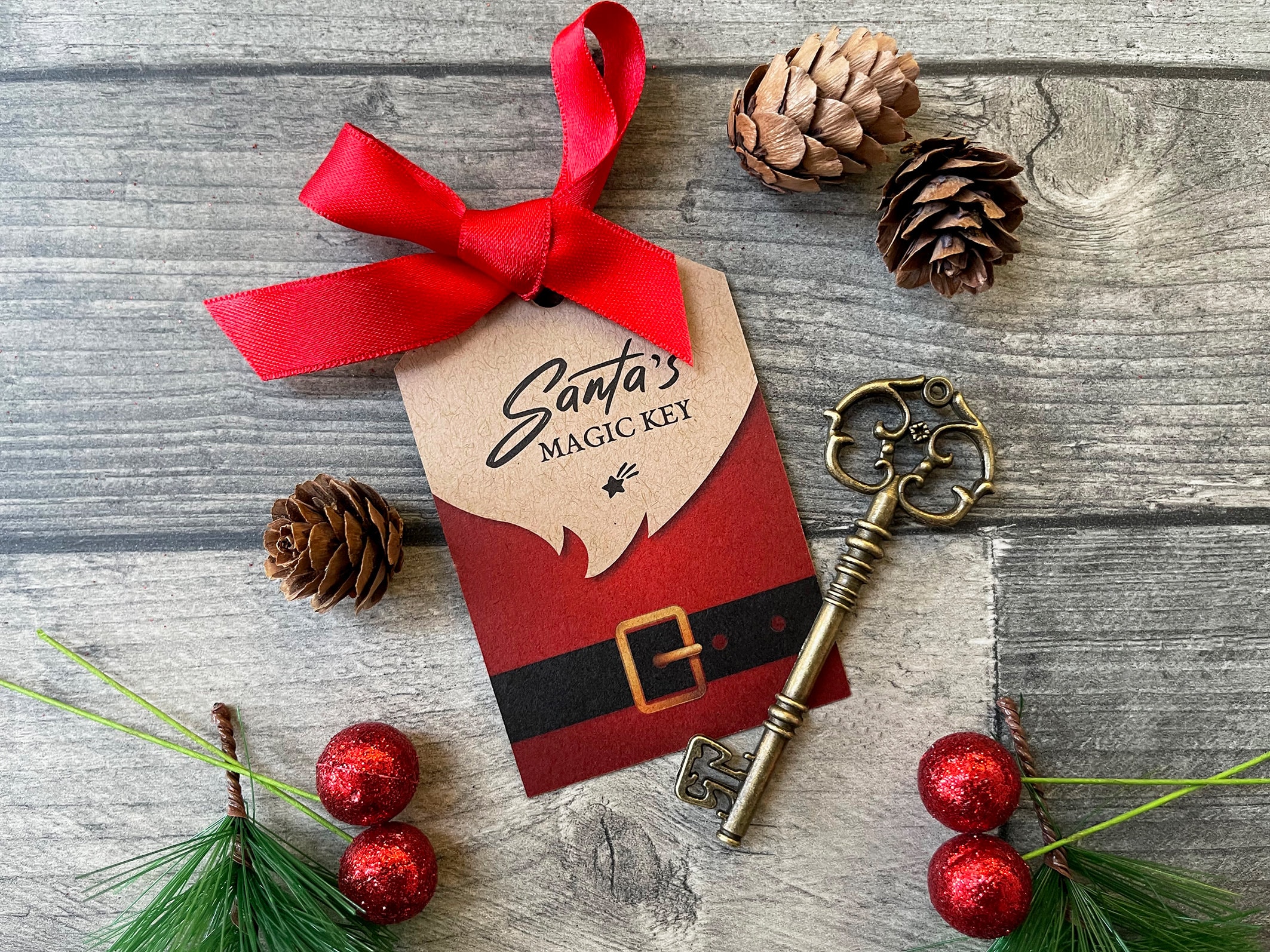 Santa's Magic Key | Christmas Key | Santa Ornament | Chimney Key ...