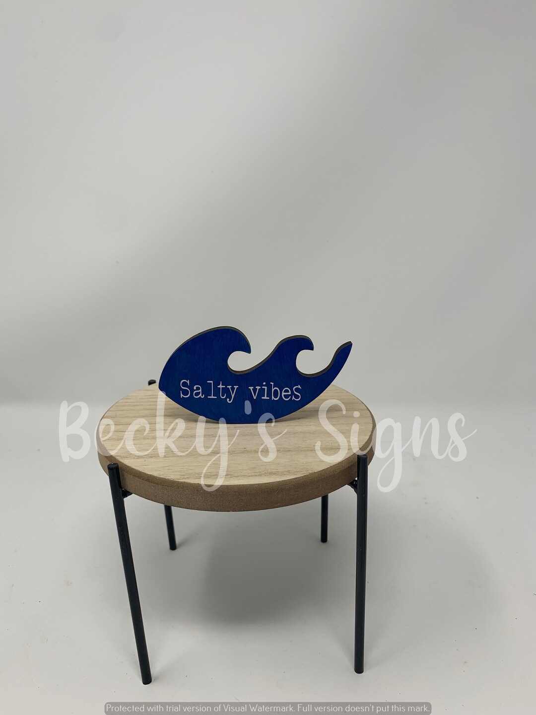 Salty Vibes Ocean Wave Beach Theme Tiered Tray Decor - Etsy