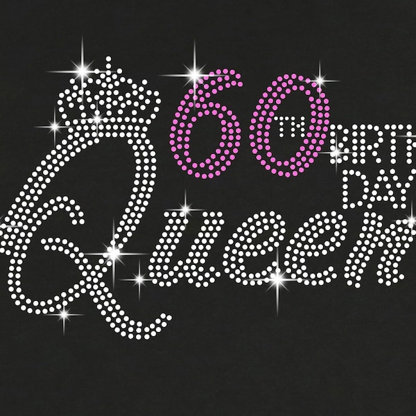 60th Birthday Bling Shirt Etsy