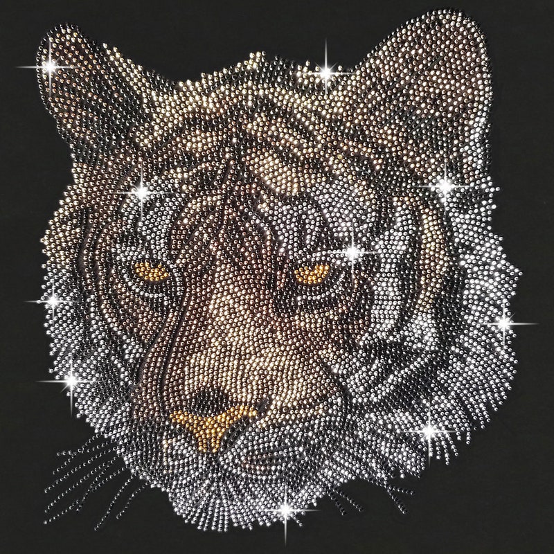 Rhinestone Tiger - Etsy