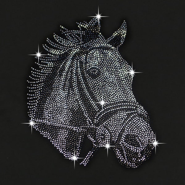 Rhinestone Horse - Etsy