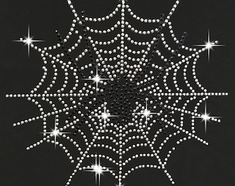 Rhinestone Spider Hoodie - Etsy