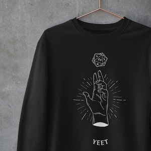 Dnd Sweatshirt, Dnd Hand Sweatshirt, Dnd Yeet Sweatshirt, D20 ...