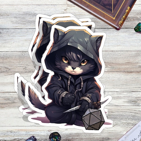 Cute Cat Rogue Miniature - Etsy