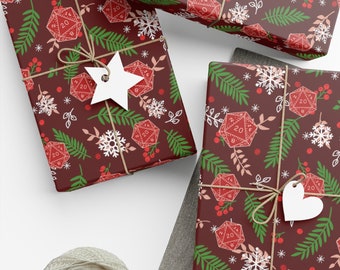 Dnd Gift Wrap Paper, Dnd Druid Gift Wrapping Paper, Dnd Gift Packing ...
