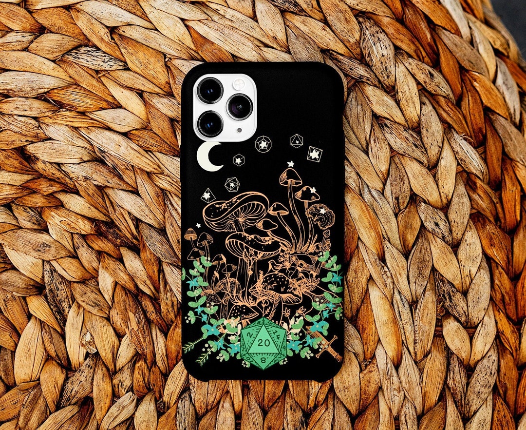 Dnd Phone Case, Dnd Dice, D20 Phone Case, Dnd Mushrooms Phone Case, D&D ...