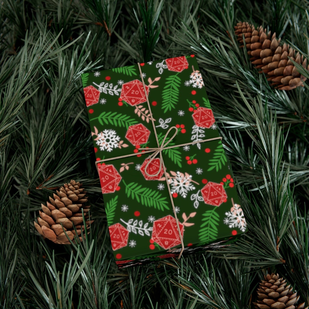 Dnd Gift Wrap Paper, Dnd Gift Wrapping Paper, Dnd Gift Packing, DM ...