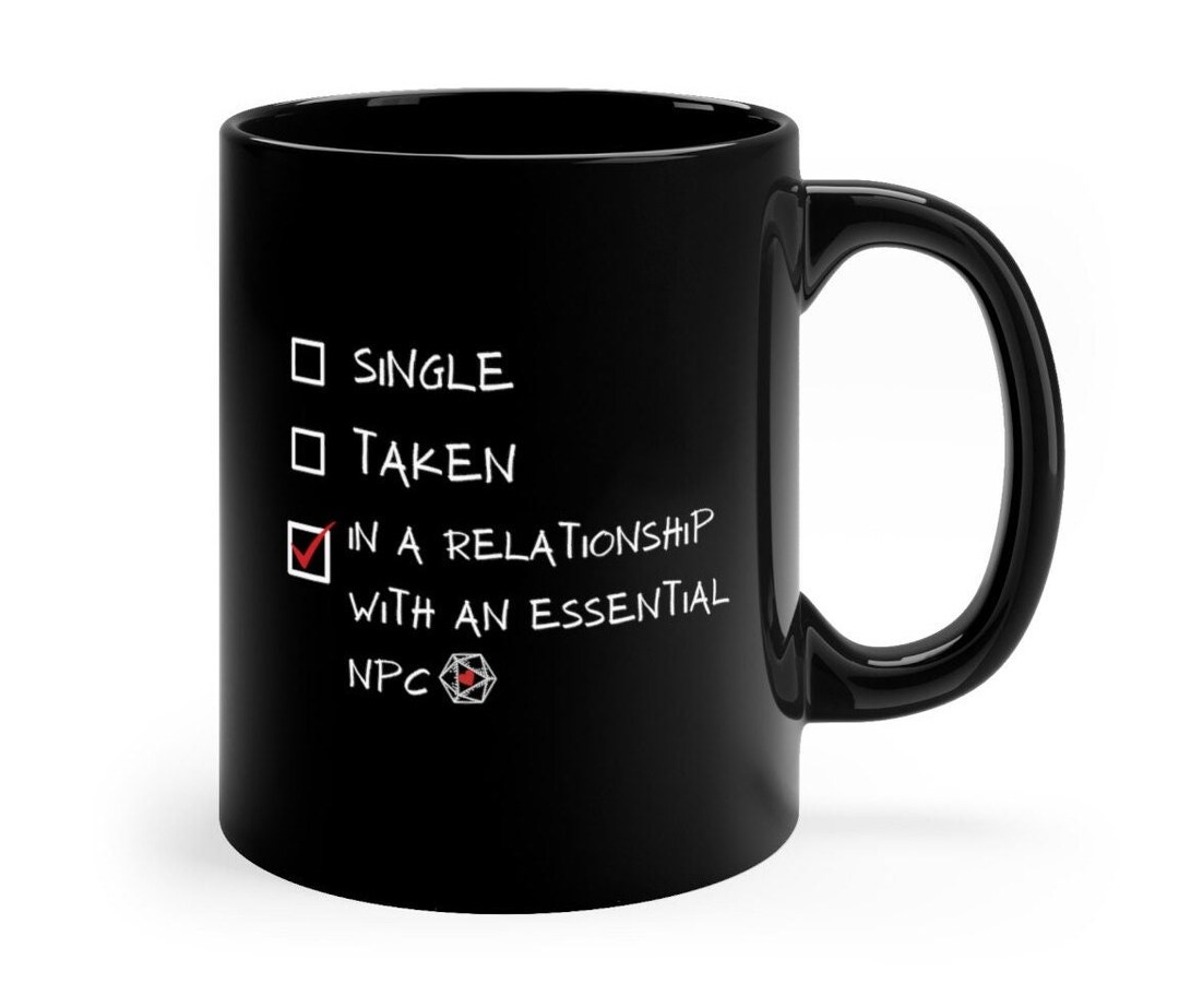 Dnd Mug, Dnd Gift Mug, Dnd NPC Mug, Dnd Funny Gift Mug, D&D Mug, RPG ...