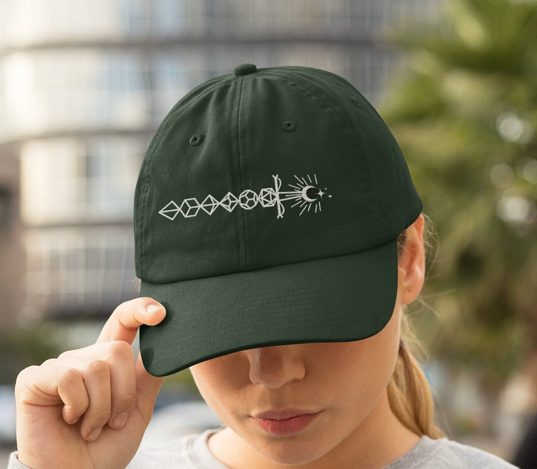 Dnd Dice Sword Hat, Dnd Baseball Cap ,dnd Modifier Hat, Geeky Hat ,gift ...