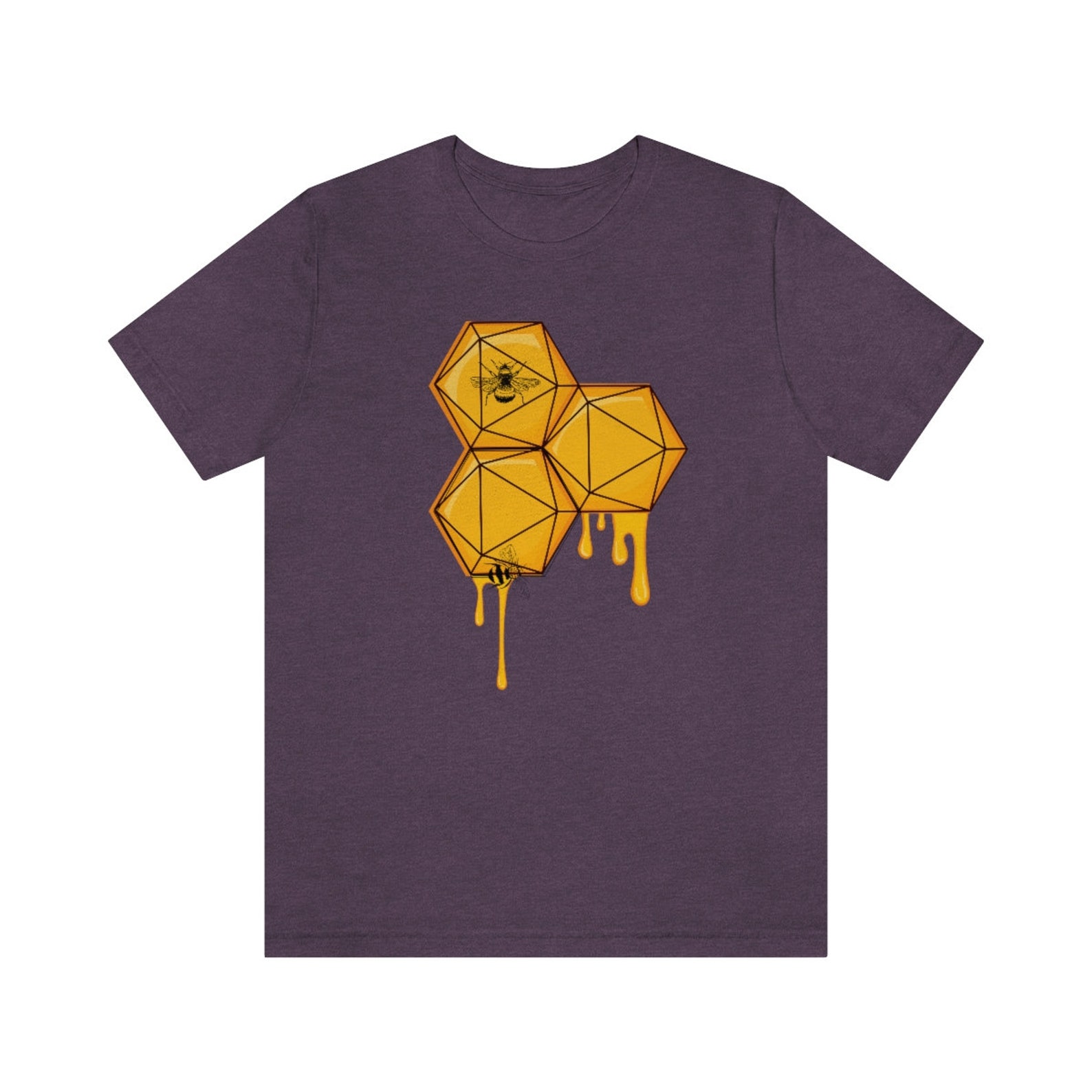 Dnd Bees and Honey Tee ,dnd D20 Tee, Dnd Tshirt, DM Shirt, TTRPG Shirt ...