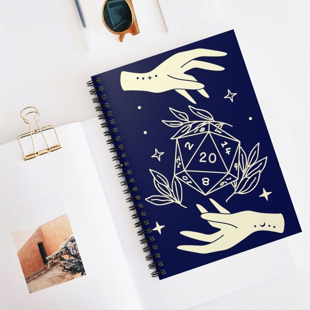 DND Journal, D20 Notebook, Druid Journal, D&D Character Journal, DND ...