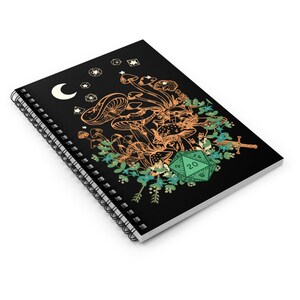 Dnd Journal, D&D Journal, Dnd Character Journal, Dnd Mushrooms Notebook ...