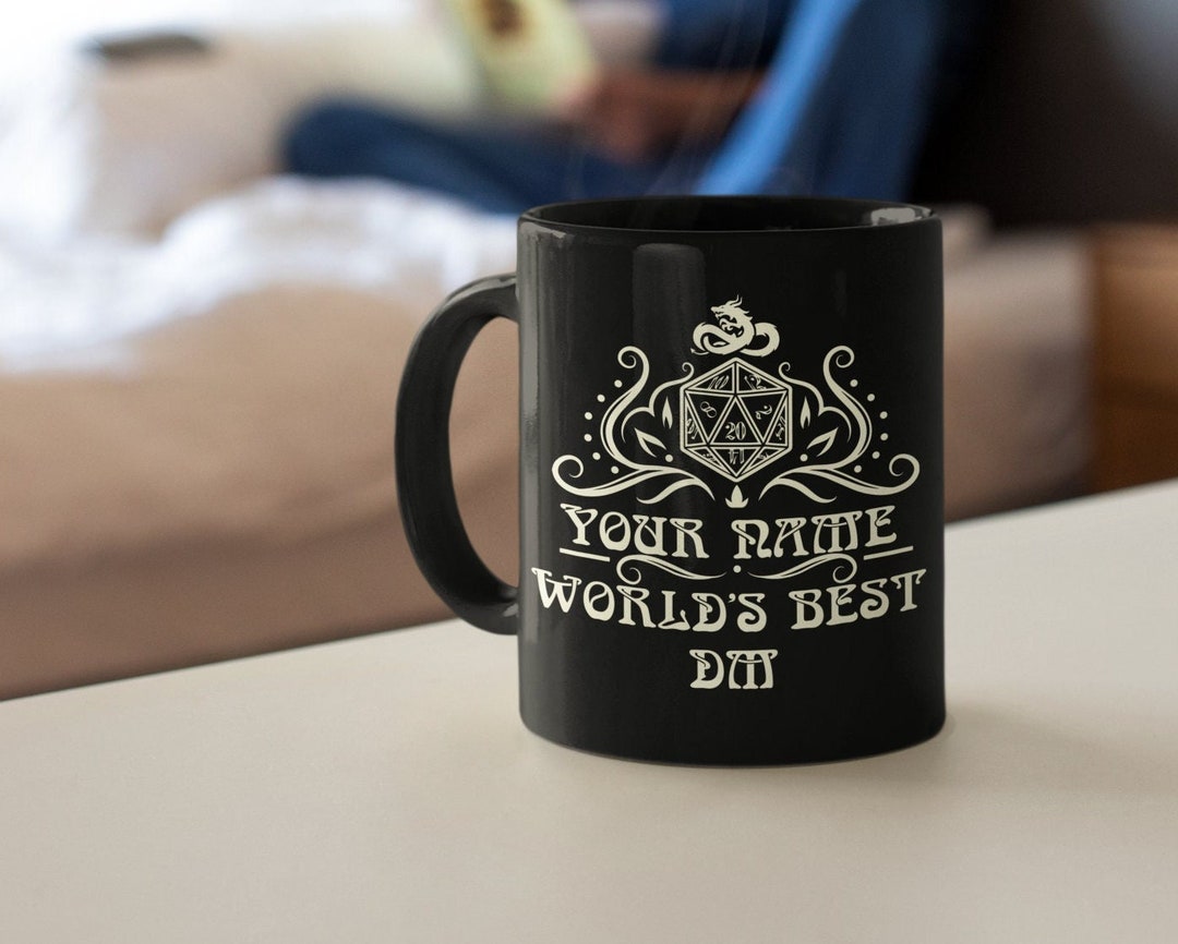 Dnd Personalized Mug, World's Best DM Mug, Dnd DM Mug, D&D Mug, Dnd ...