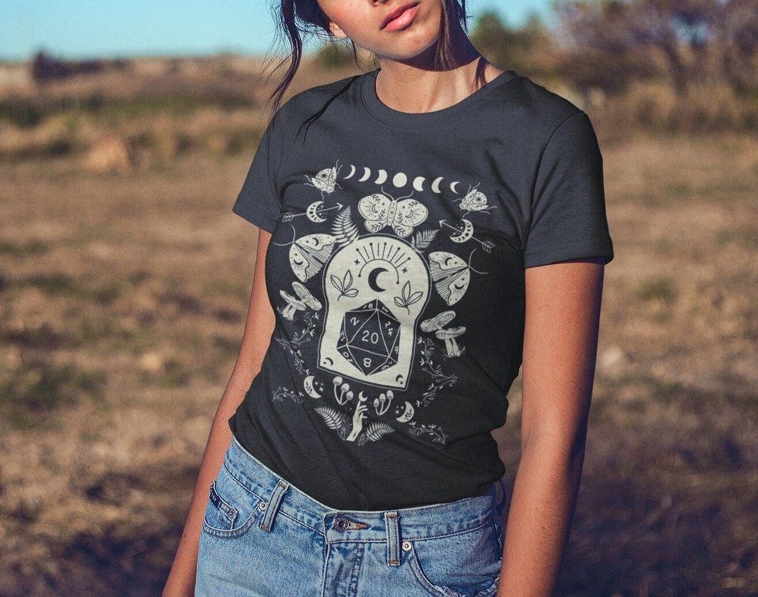 Dnd D20 Moth Shirt, Dnd Ranger Shirt, DM Shirt, Dnd Gift for Woman, DM ...