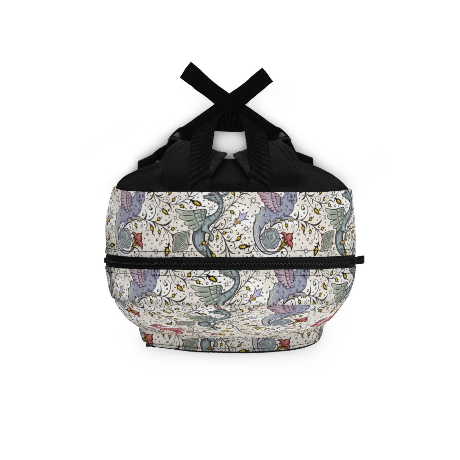 Dnd Backpack Dnd Laptop Bag Backpack Dragons and Dice - Etsy