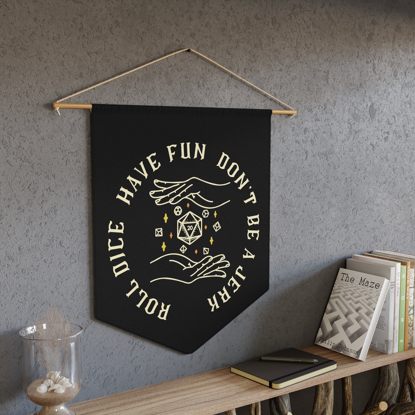 Dnd Flag, Dnd Wall Decor, Dnd Rules, D&D Game Room Decor, Dnd Gifts ...