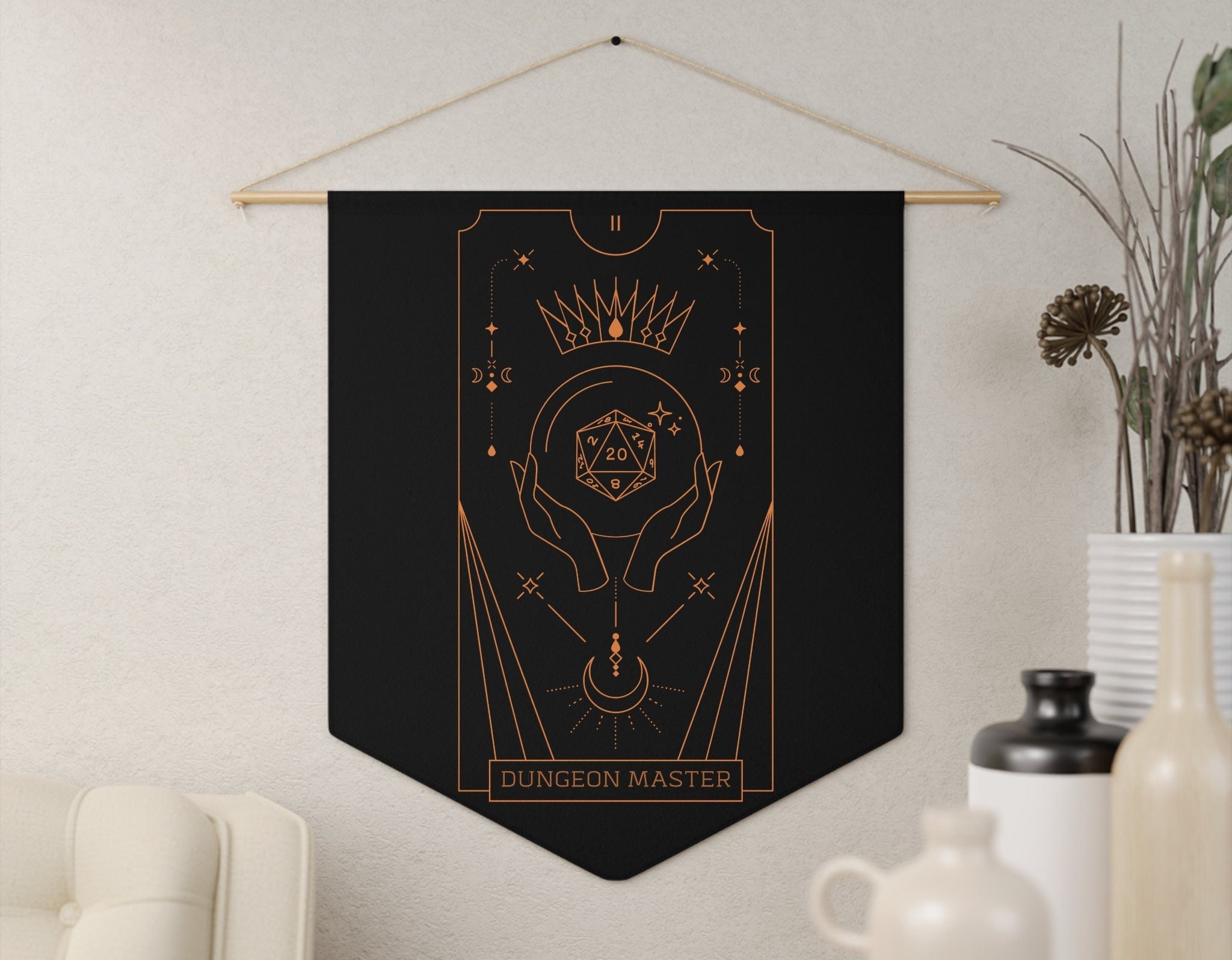 Dnd Flag Dnd Pennant Dnd Wall Art Dnd Tapestry Dnd Wall - Etsy